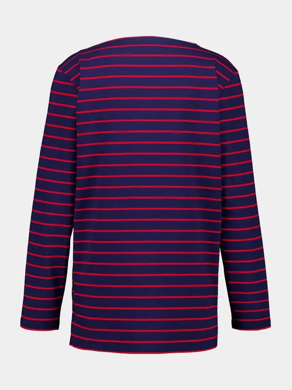 Valentino Garavani Chez Striped Long Sleeve Top - Multicolour