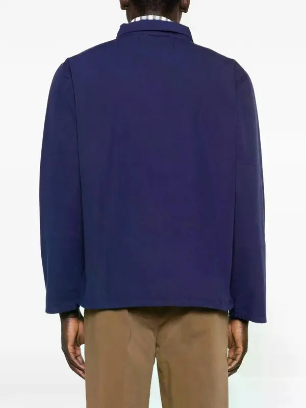USKEES Chest-pocket Shirt Jacket - Blue