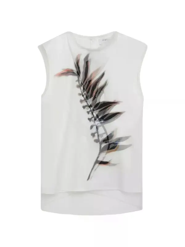 Sportmax Sleeveless Double-layer Top
