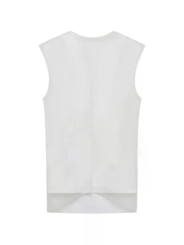 Sportmax Sleeveless Double-layer Top