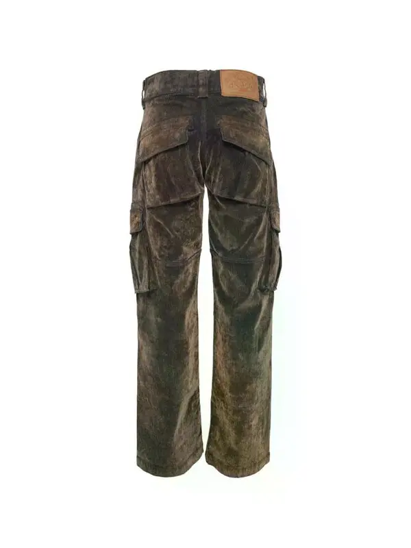 Vaquera Flocked-effect Straight-leg Jeans