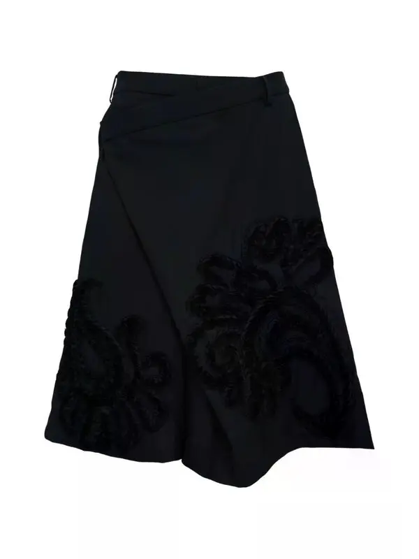 TAAKK Embroidered Wrap Shorts