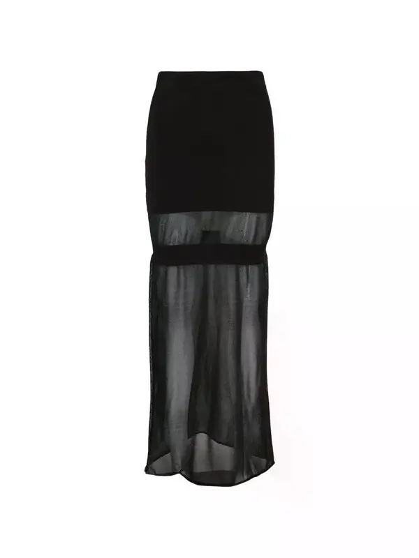 Hache Layered Maxi Skirt