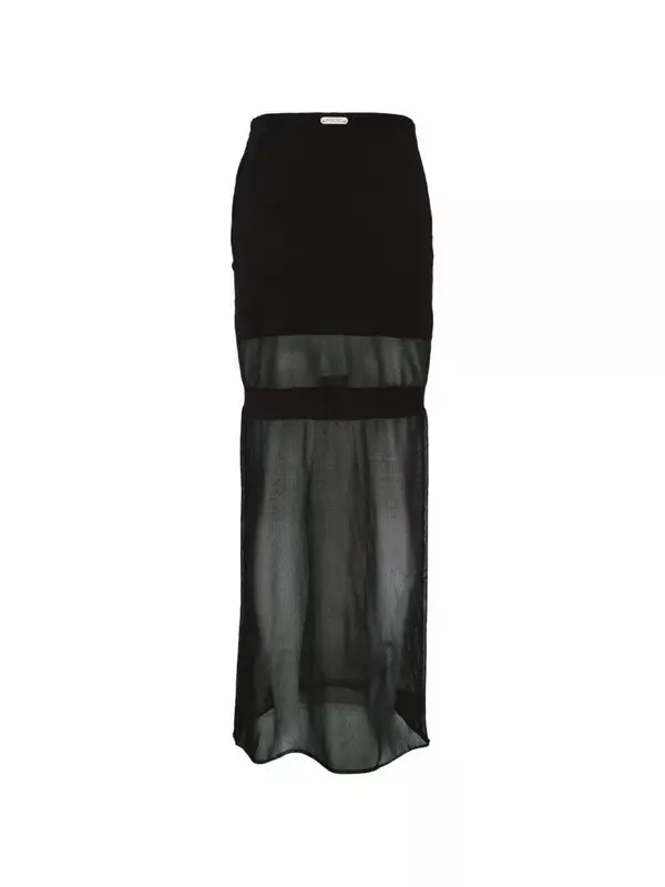 Hache Layered Maxi Skirt