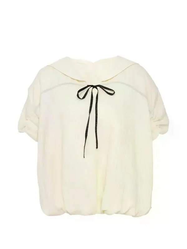 RENLI SU Bow-detail Balloon Blouse