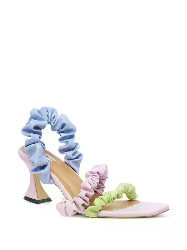 PACE Ruched Sponge Sandals - Pink