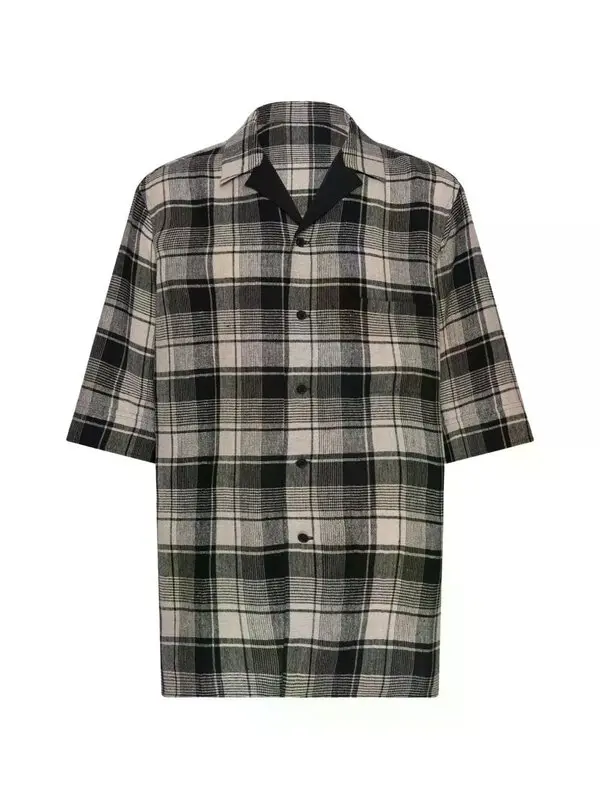 Yohji Yamamoto Plaid Shirt
