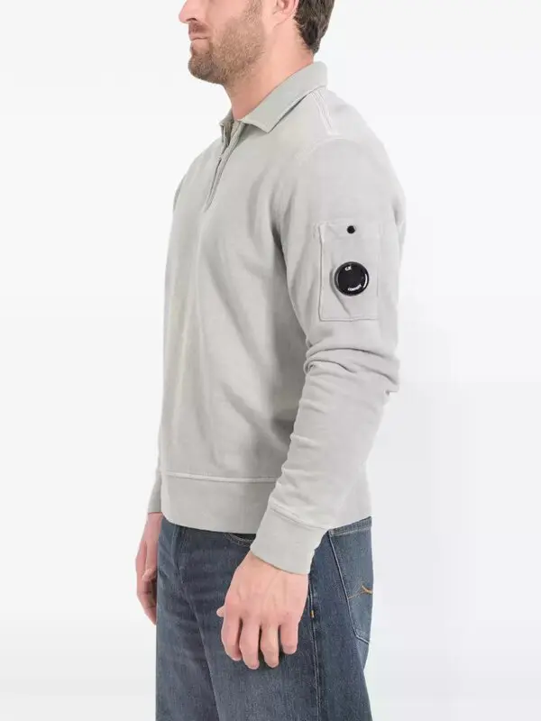C.P. COMPANY Zip Polo Sweatshirt