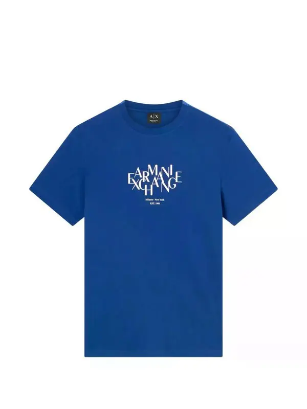 Armani Exchange Crew-neck Graphic T-shirt - Blue