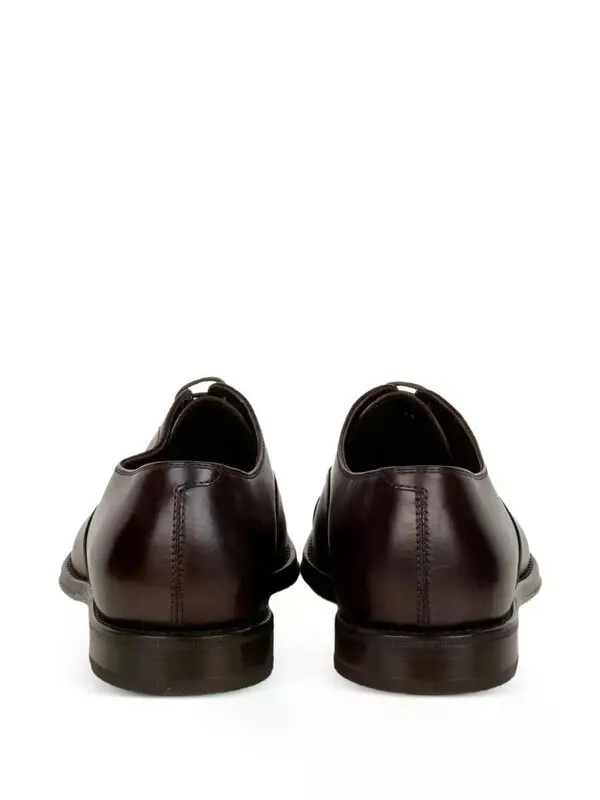 HENDERSON BARACCO Dark Cap Toe Oxford Shoes