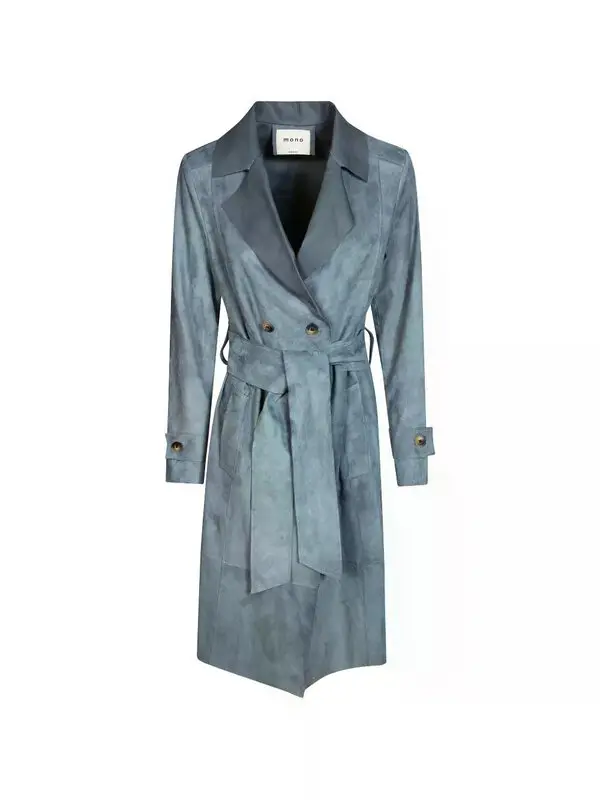 MONO Suede Trench Coat