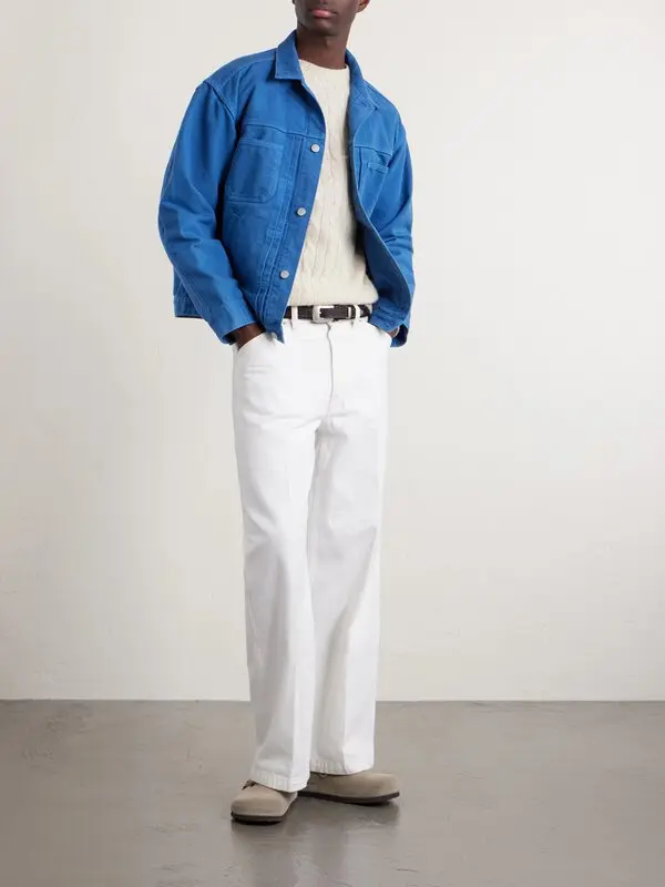 Blue Blue Japan Textured Cotton Jacket