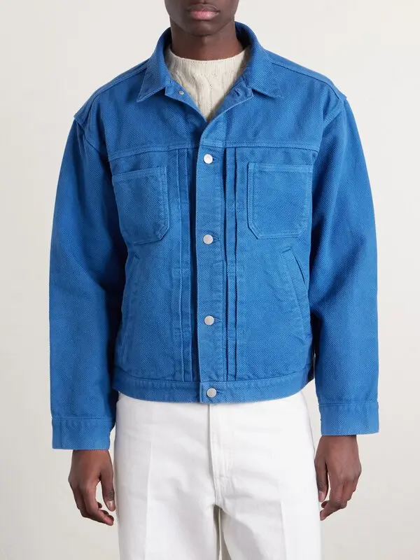 Blue Blue Japan Textured Cotton Jacket