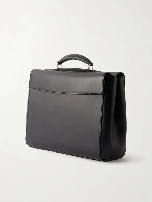 Dunhill Alfred 40 Patina-leather Briefcase