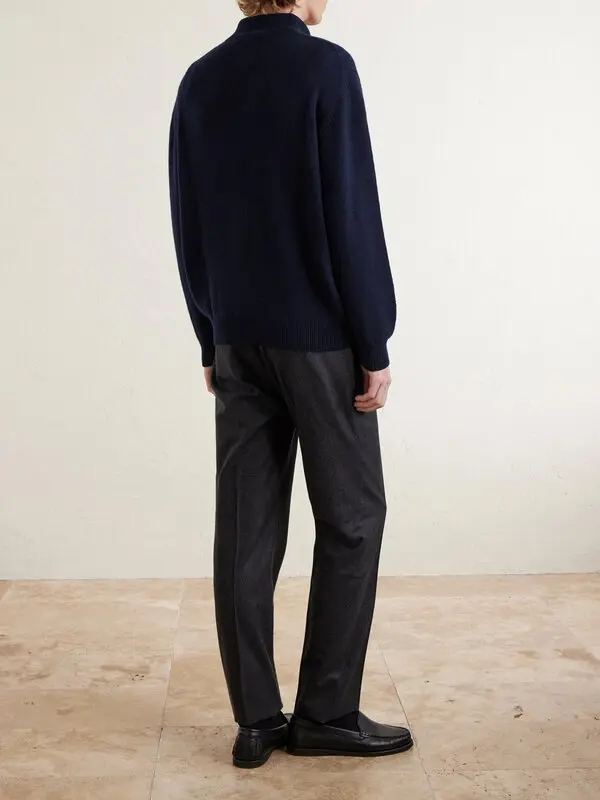 UMIT BENAN Francis Cashmere Polo Sweater