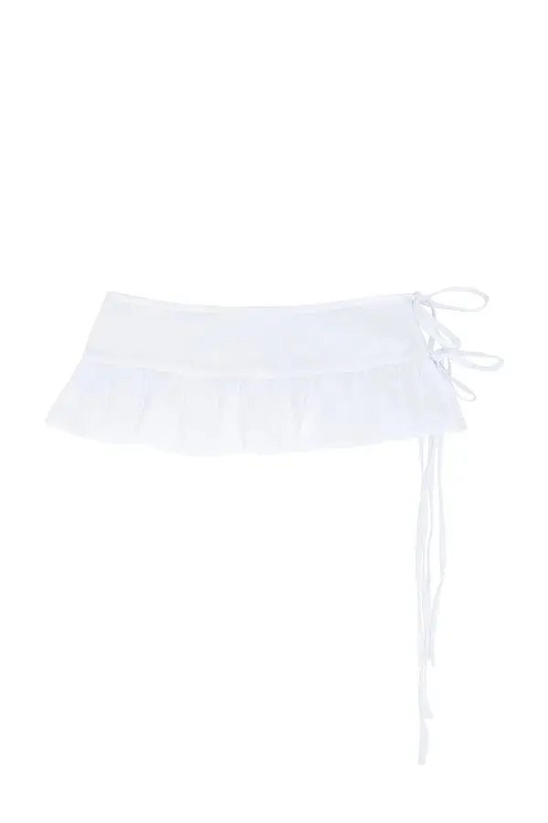 DEIJI STUDIOS Flounce Belt - White
