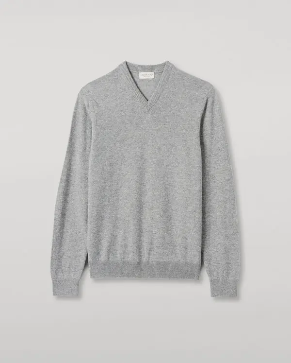 Johnstons Of Elgin Rory Classic Cashmere V-neck Jumper