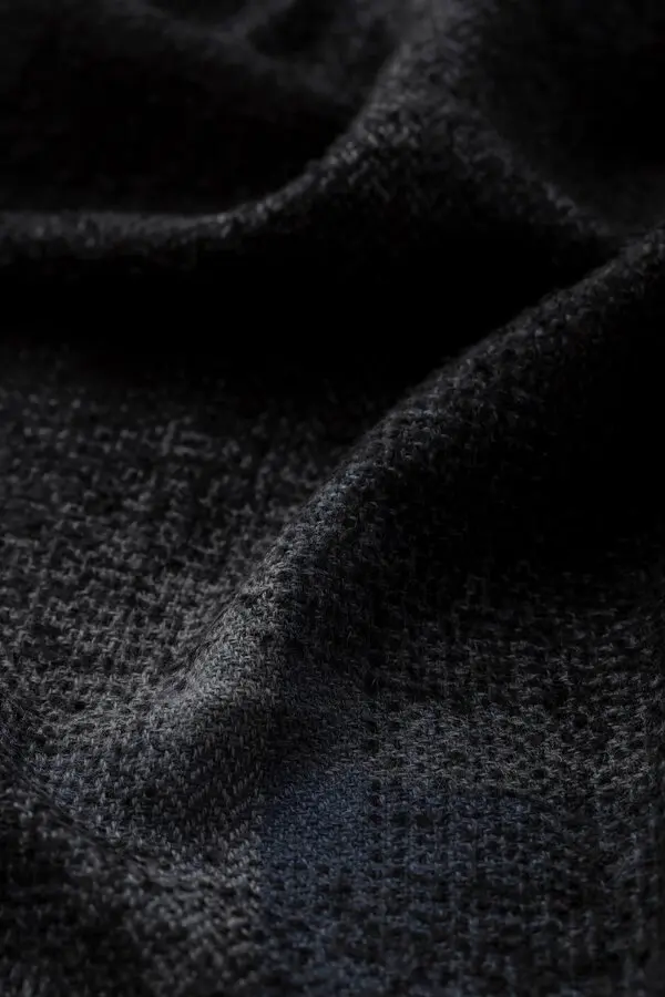 Johnstons Of Elgin Blurred Bouclé Scarf - Black