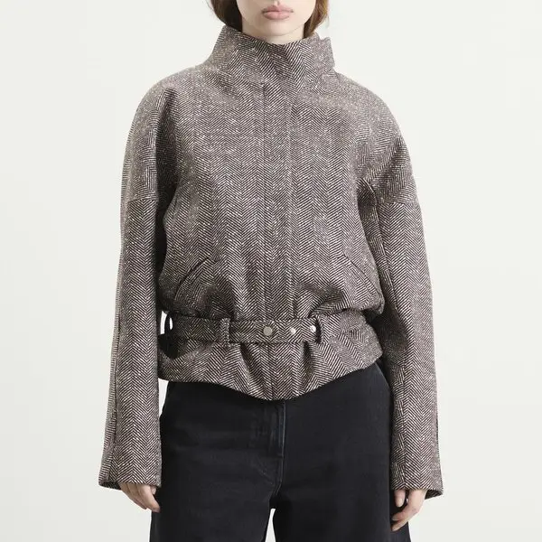 ENTIRE STUDIOS Contrast Aviator Jacket