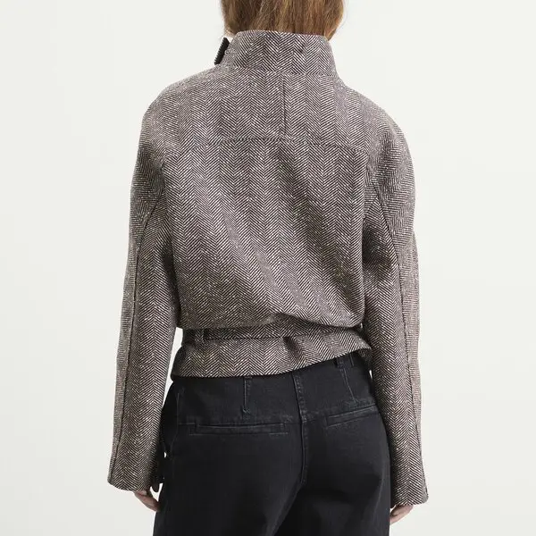 ENTIRE STUDIOS Contrast Aviator Jacket