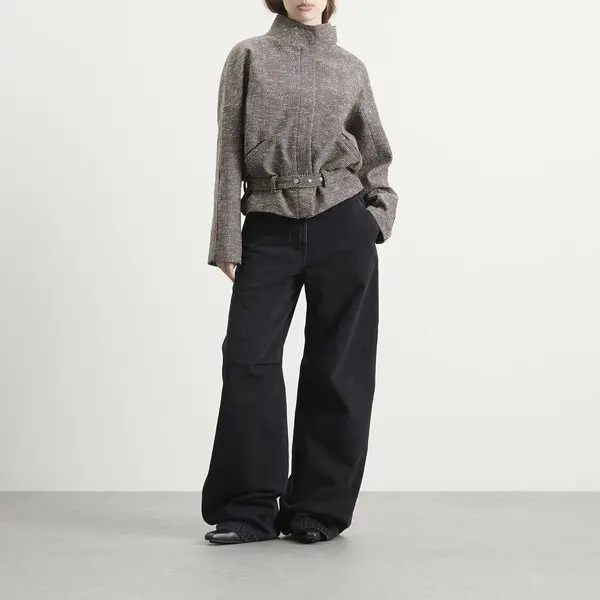 ENTIRE STUDIOS Contrast Aviator Jacket