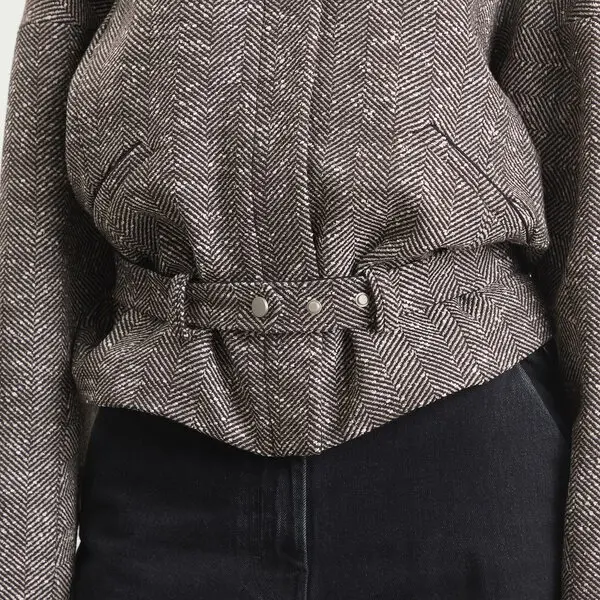 ENTIRE STUDIOS Contrast Aviator Jacket