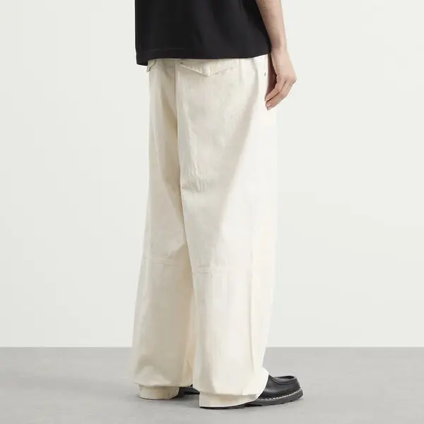 ABOUT:BLANK Herringbone Cotton Twill Carpenter Pants