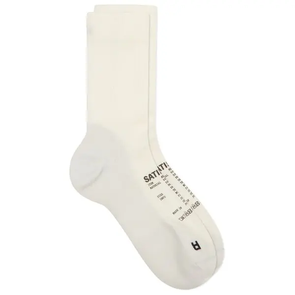 Satisfy Merino Nylon Tube Socks - Off-white
