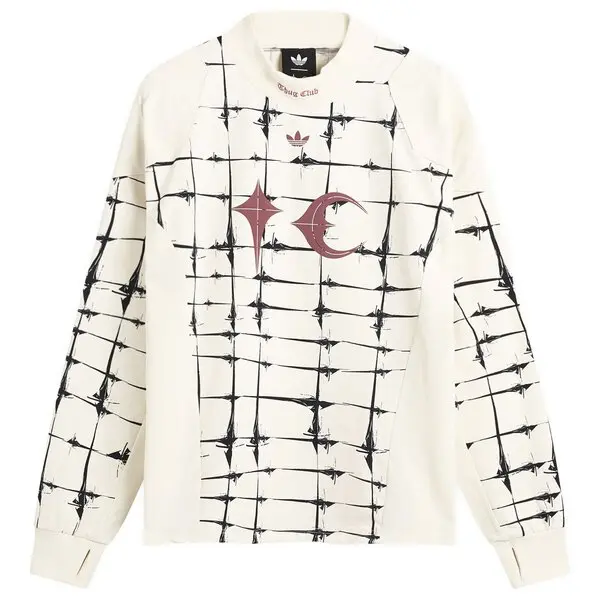 Adidas X Thug Club Goalie Long Sleeve Top - Cream White