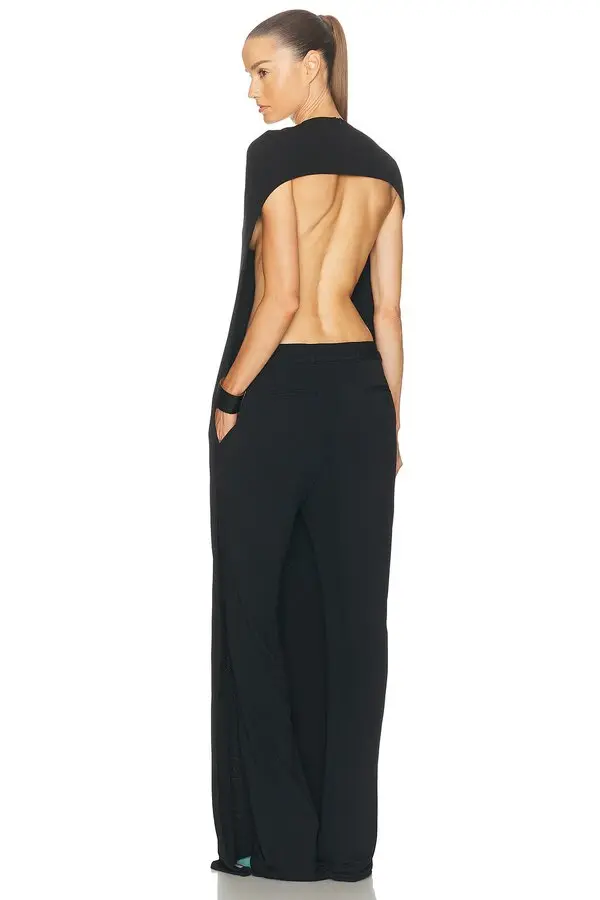 TOM FORD Backless Bipart Jumpsuit - Black