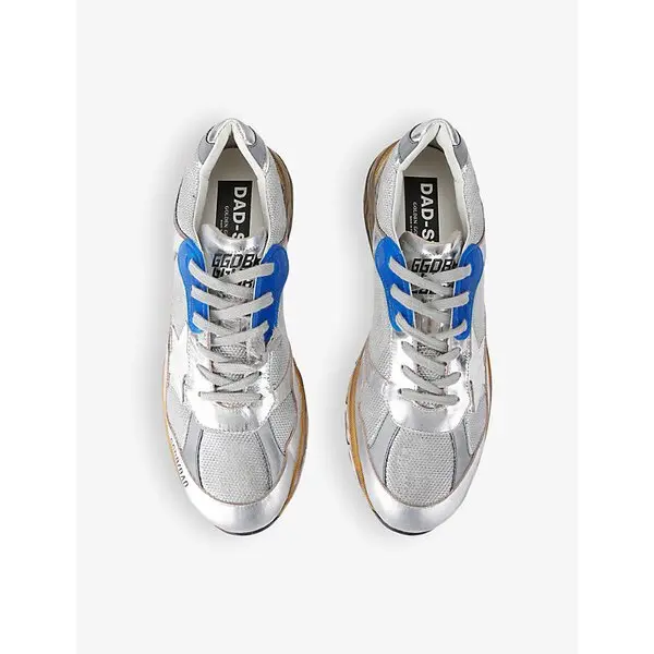 GOLDEN GOOSE Running Dad Low-top Sneakers - Silver Com