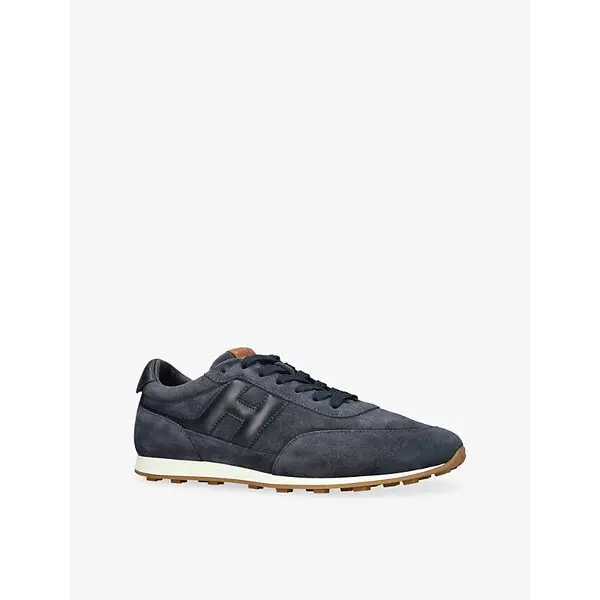 Hogan H699 Suede Trainers - Navy