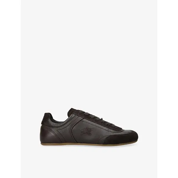 Burberry Knight Runner Leather Trainers - Black