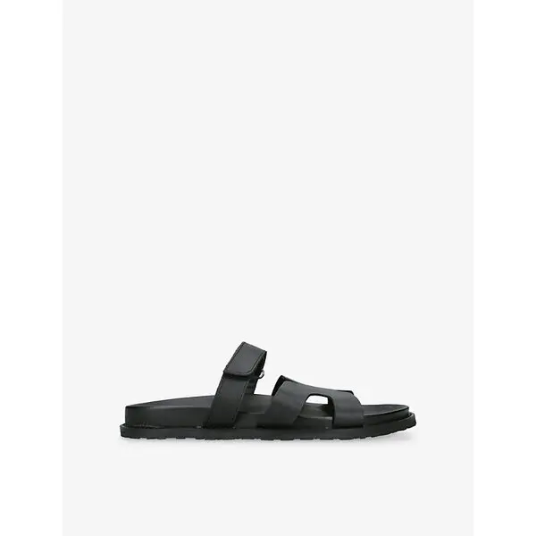 Steve Madden Leather Sandals - Black