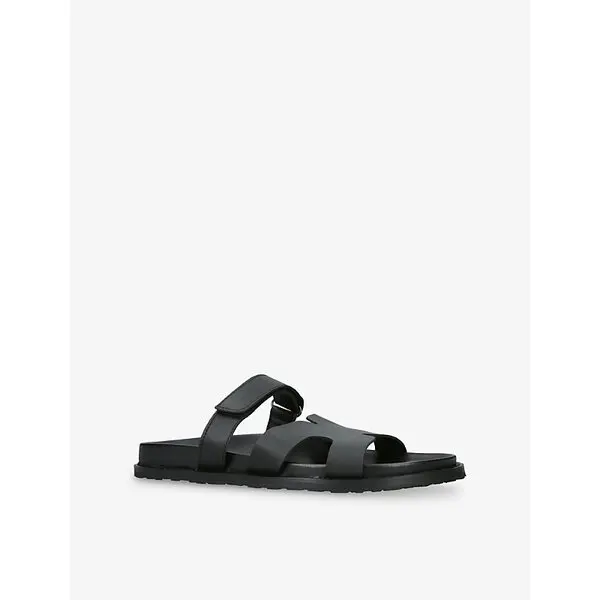 Steve Madden Leather Sandals - Black