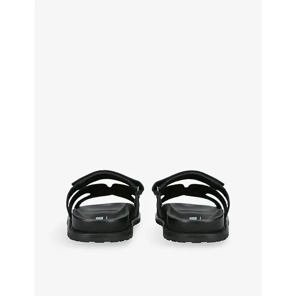 Steve Madden Leather Sandals - Black