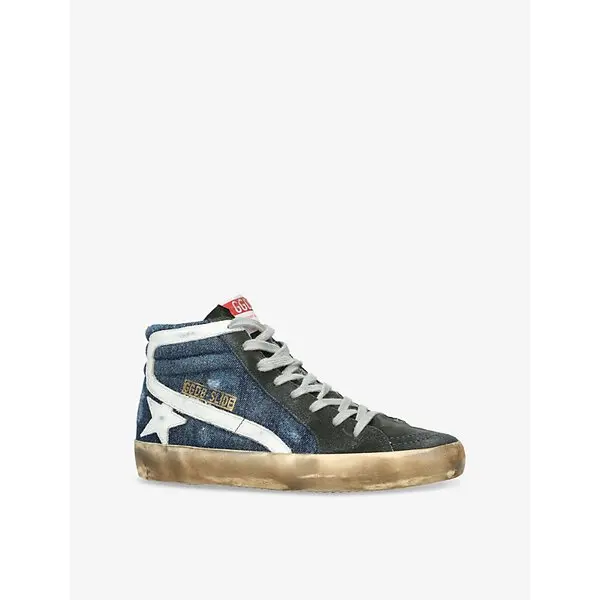 GOLDEN GOOSE Denim High-top Trainers