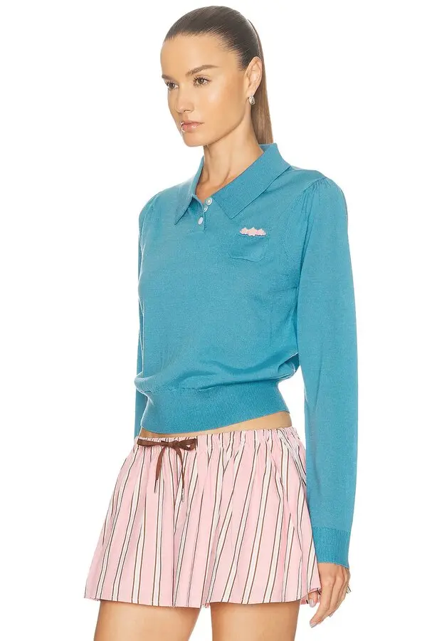 Sandy Liang Polo Sweater