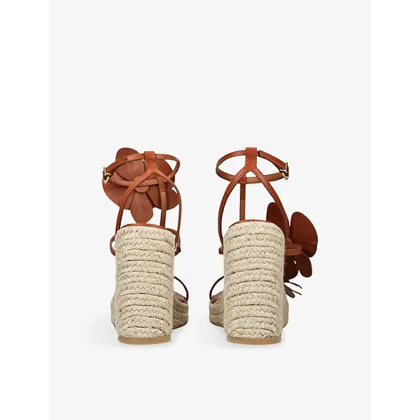 Zimmermann Leather Espadrille Wedges