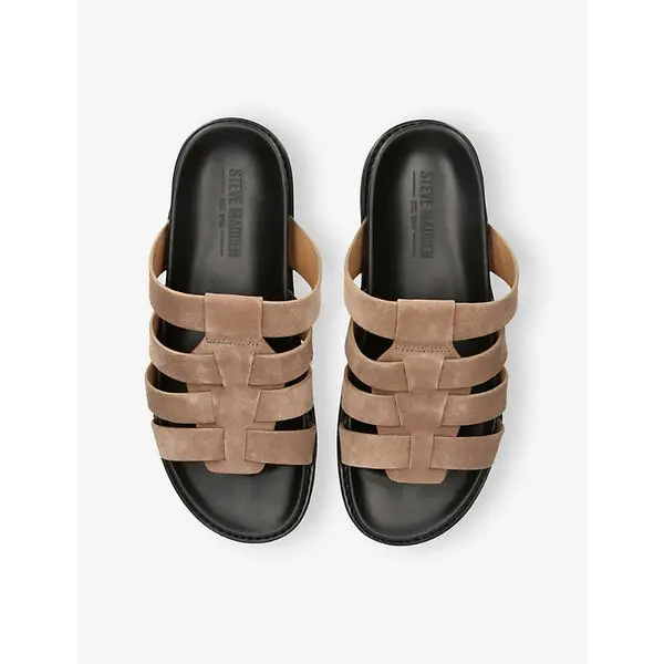Steve Madden Suede Sandals - Tan