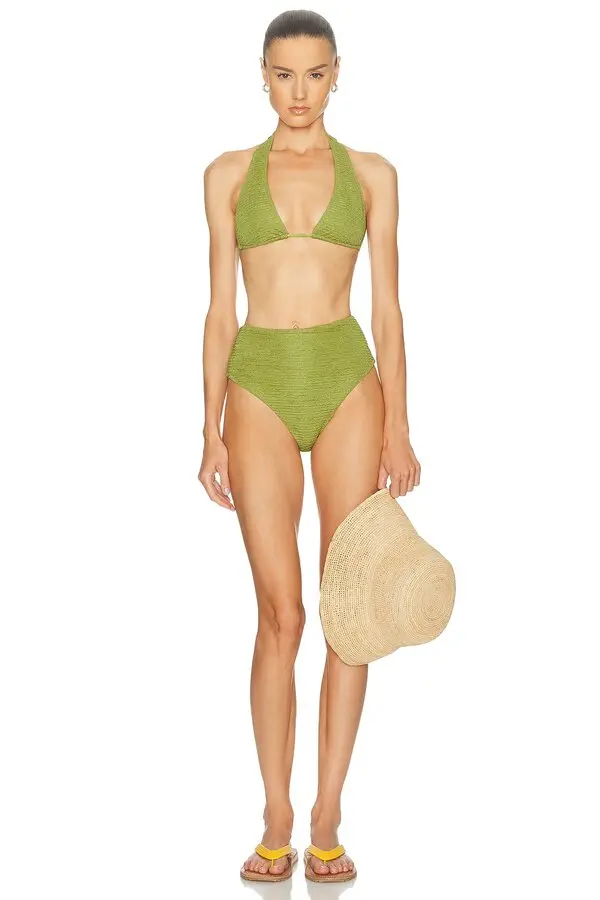 JUILLET Isla Bikini Bottom - Chartreuse