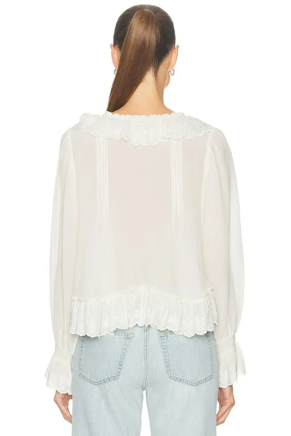 LoveShackFancy Avee Top