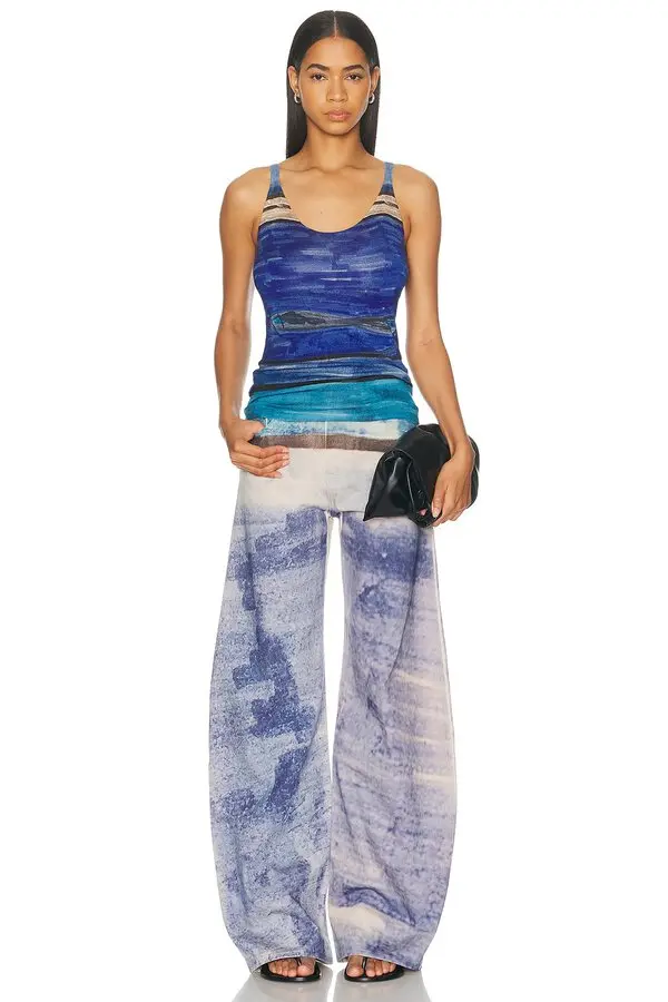 Gabriela Hearst Ecliptor Tank Top - Water Multi