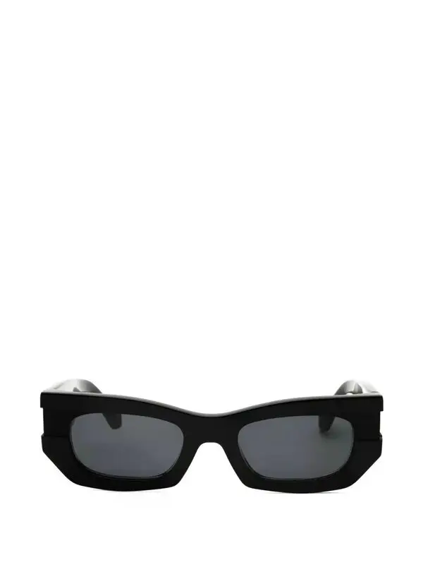 Off-White Belleville Rectangle-frame Sunglasses - Black