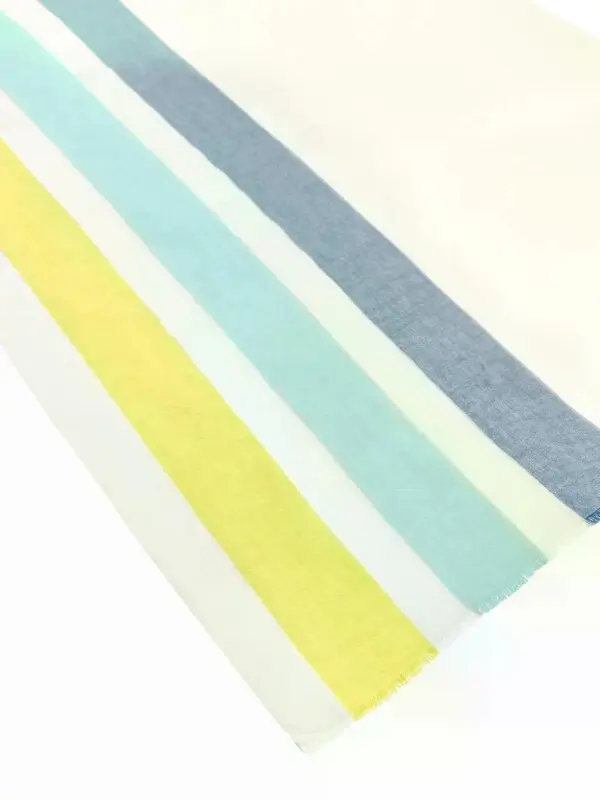 Paul & Shark Striped-pattern Logo-detail Scarf