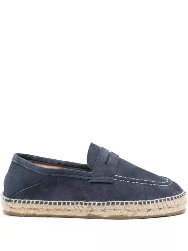 Manebí Hamptons Suede Espadrilles - Blue