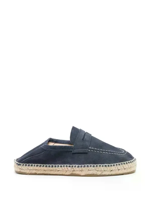 Manebí Hamptons Suede Espadrilles - Blue