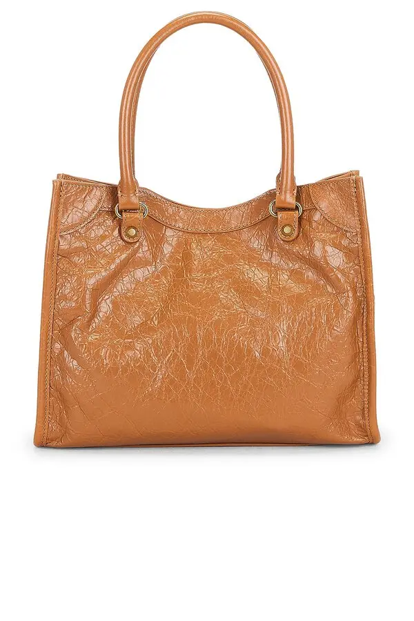 Balenciaga Le City Mini Tote Bag - Camel