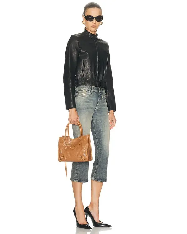 Balenciaga Le City Mini Tote Bag - Camel