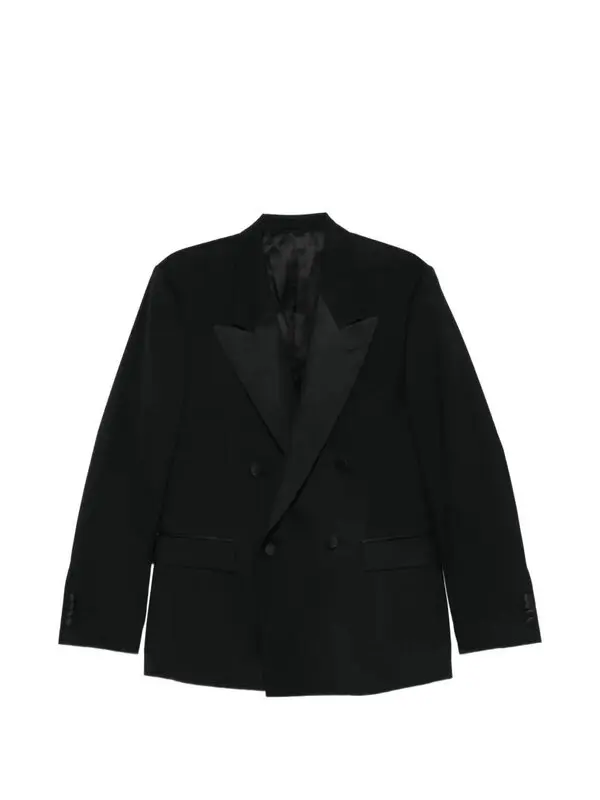 LARDINI Peaked-lapel Double-breasted Jacket